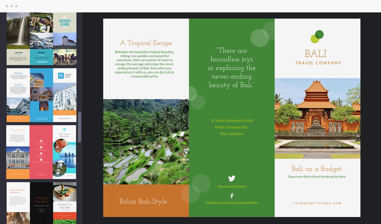 Creador de Folletos | BeFunky: Eficaz Diseño de Folletos