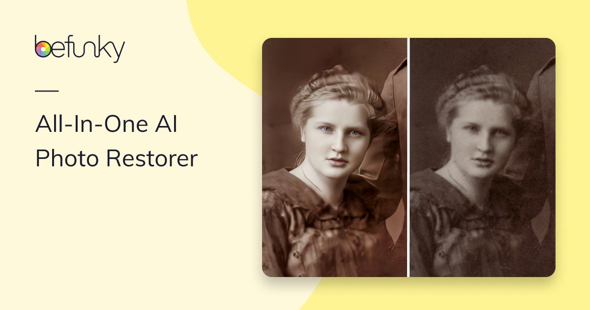 Old Photo Restorer – BeFunky: Fix Faded & Damaged Old Photos