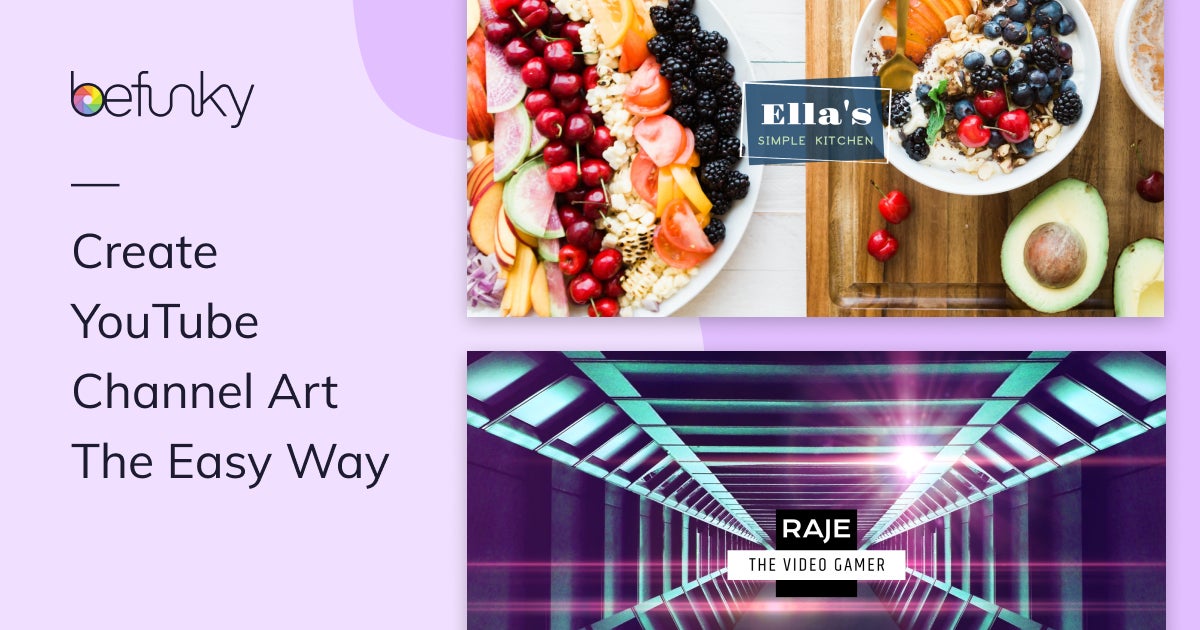 YouTube Channel Art | BeFunky: YouTube Banner Maker