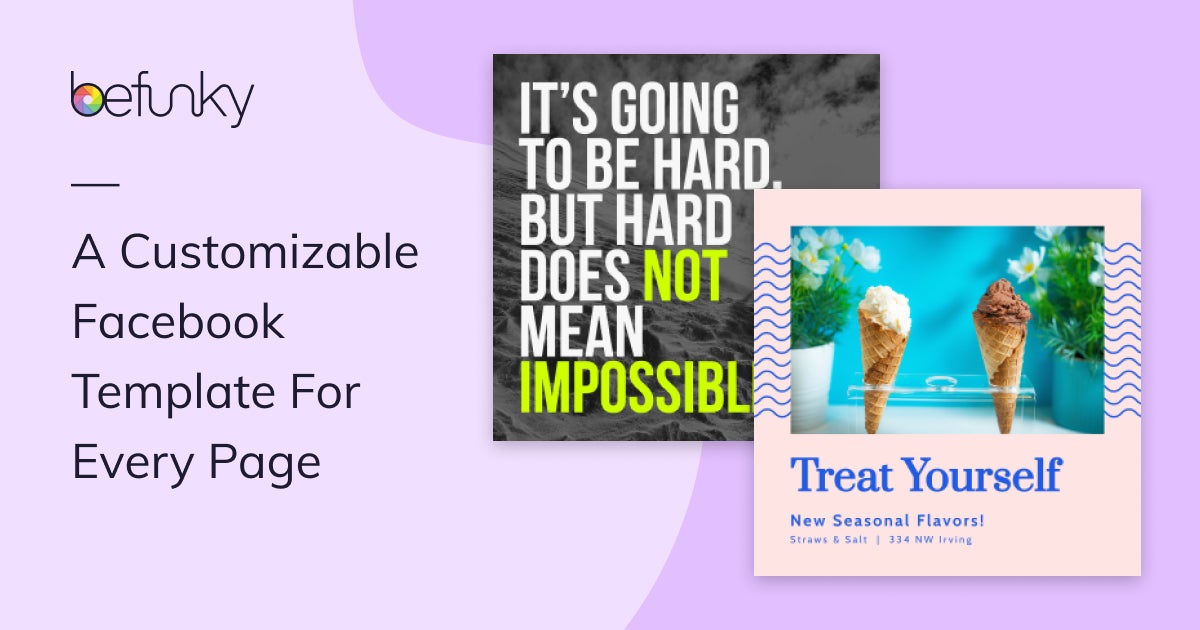 Facebook Templates | Create Facebook Graphics with BeFunky
