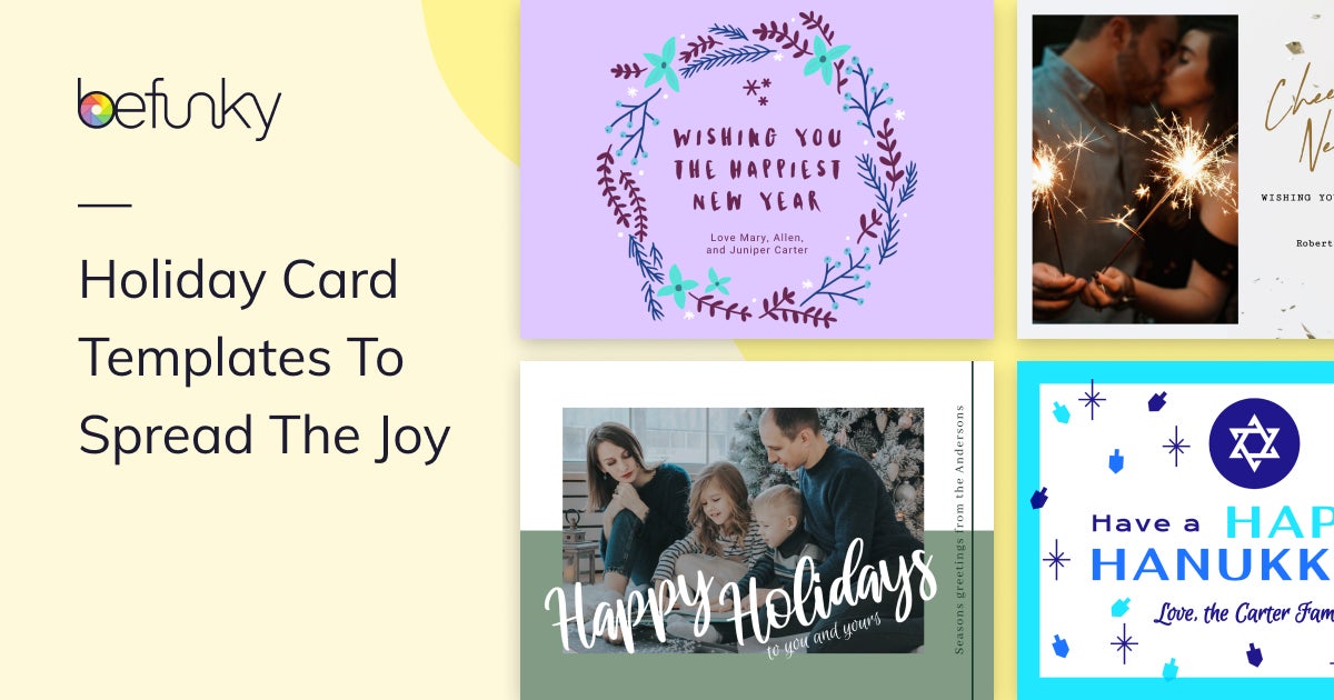 Holiday Card Templates | Spread the Joy