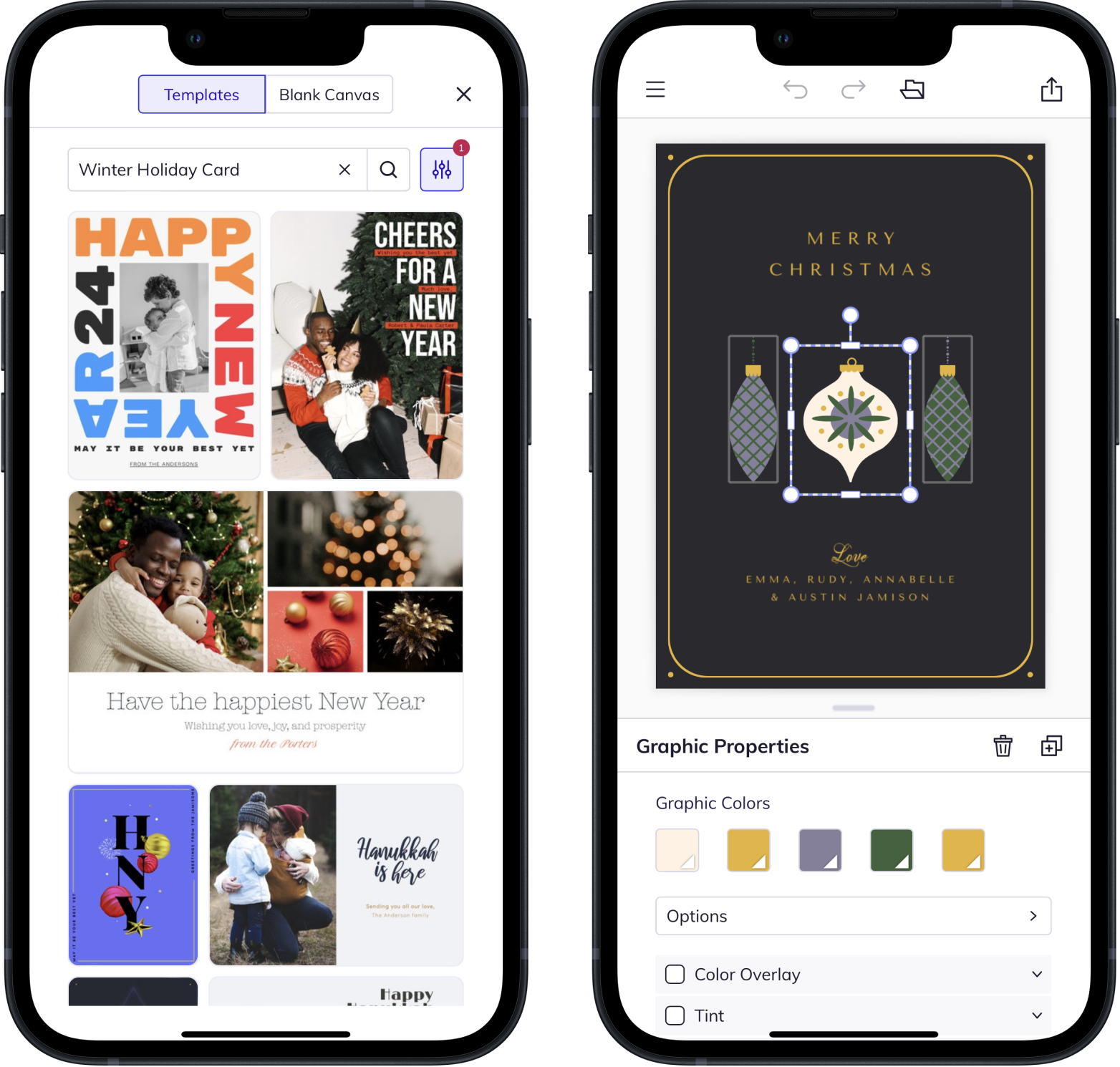 Holiday Card Templates: BeFunky - Create Custom Holiday Cards
