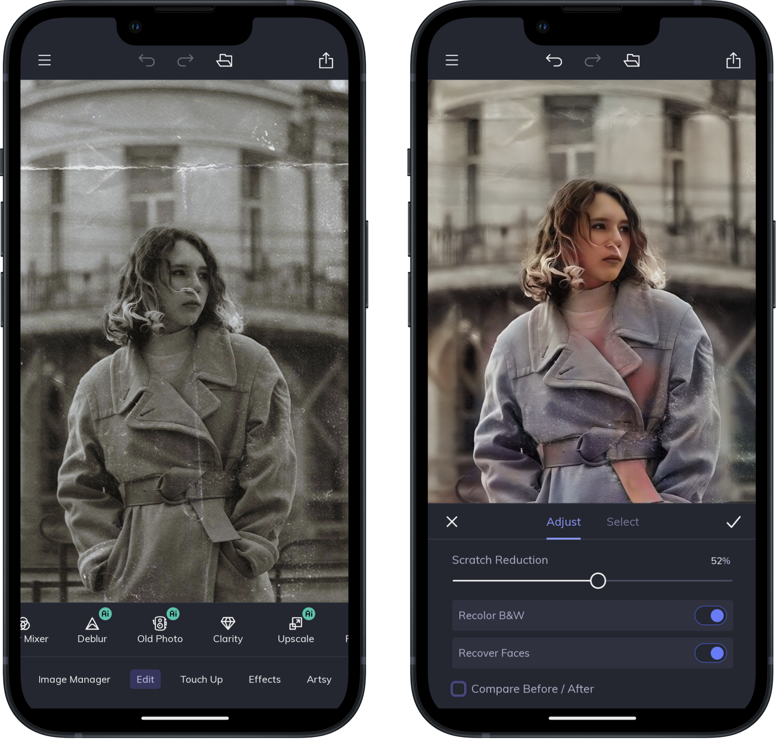 Old Photo Restorer – BeFunky: Fix Faded & Damaged Old Photos
