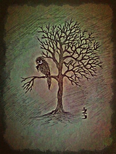 creepy Bird (my own drawing) | BeFunky Photo Editor