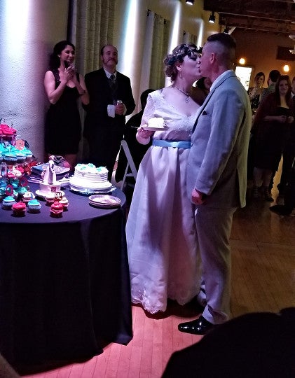 Feeding the Groom the first... by Tracey Shafer | BeFunky Photo Editor