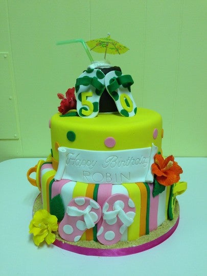 Colorful flip flop birthda... by Courtnibrown17 | BeFunky Photo Editor