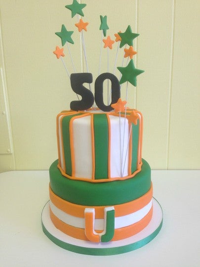 Miami Hurricane themed bir... by Courtnibrown17 | BeFunky Photo Editor