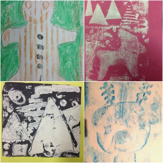 Christmas collagraphs | BeFunky Photo Editor