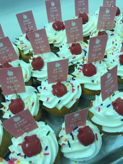 Teacher appreciation cupcakes by Courtnibrown17 | BeFunky Photo Editor
