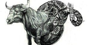 Ophiotaurus 300 x 150 by amandamoesch | BeFunky Photo Editor