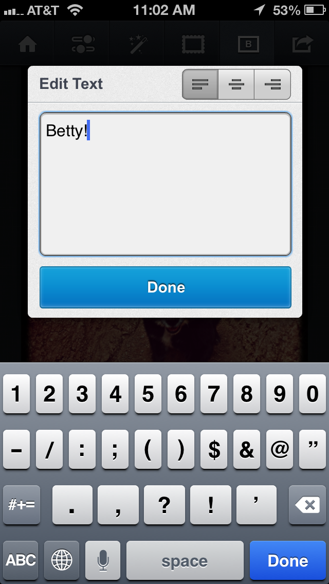 Our Newest Feature In The Mobile App: Text! | Learn BeFunky