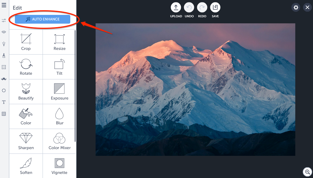 The Magical New Auto Enhance Button | Learn BeFunky