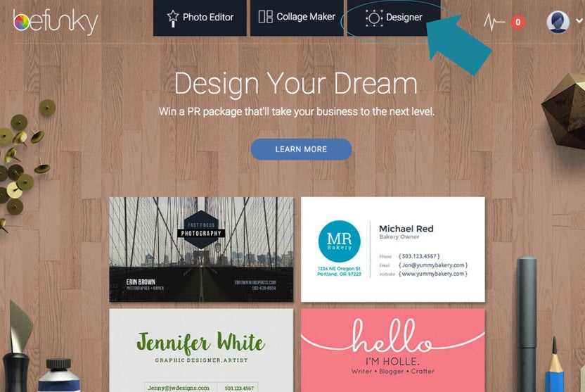 The Beginner’s Guide To Making Business Cards | Learn BeFunky