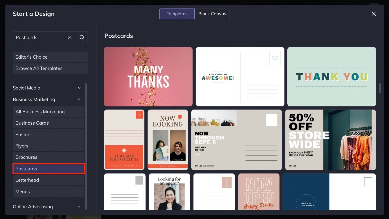 The Best Postcard Maker for Direct Mail Marketing | Learn BeFunky