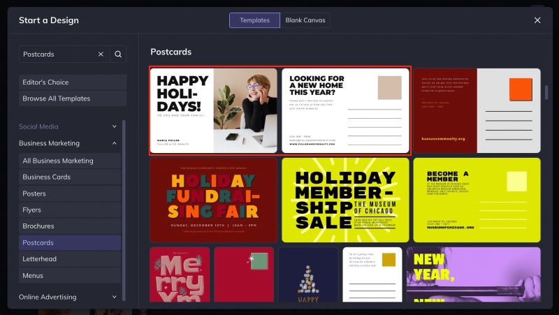 The Best Postcard Maker for Direct Mail Marketing | Learn BeFunky