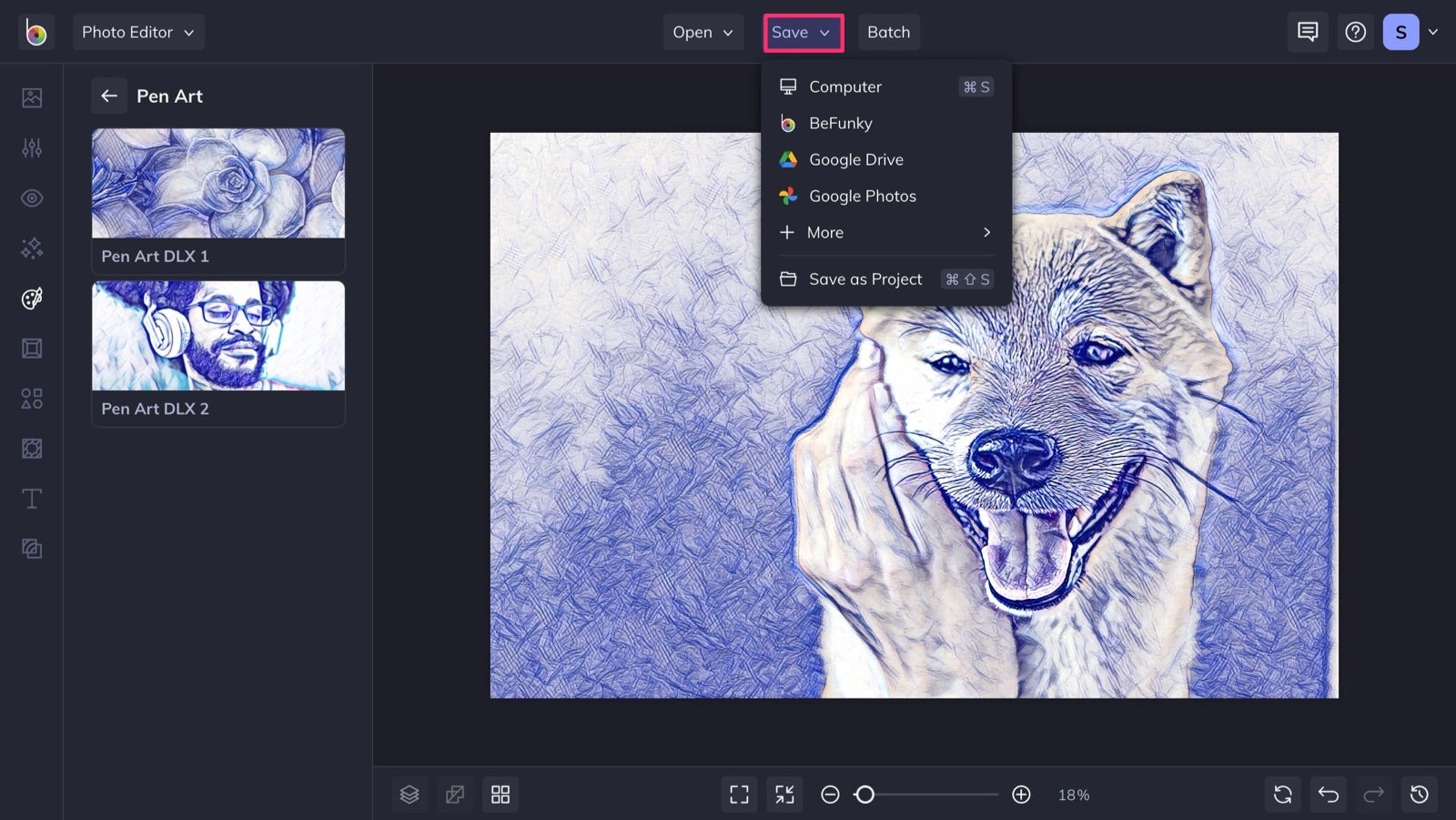 How to Turn a Photo Into Pen Art | Learn BeFunky