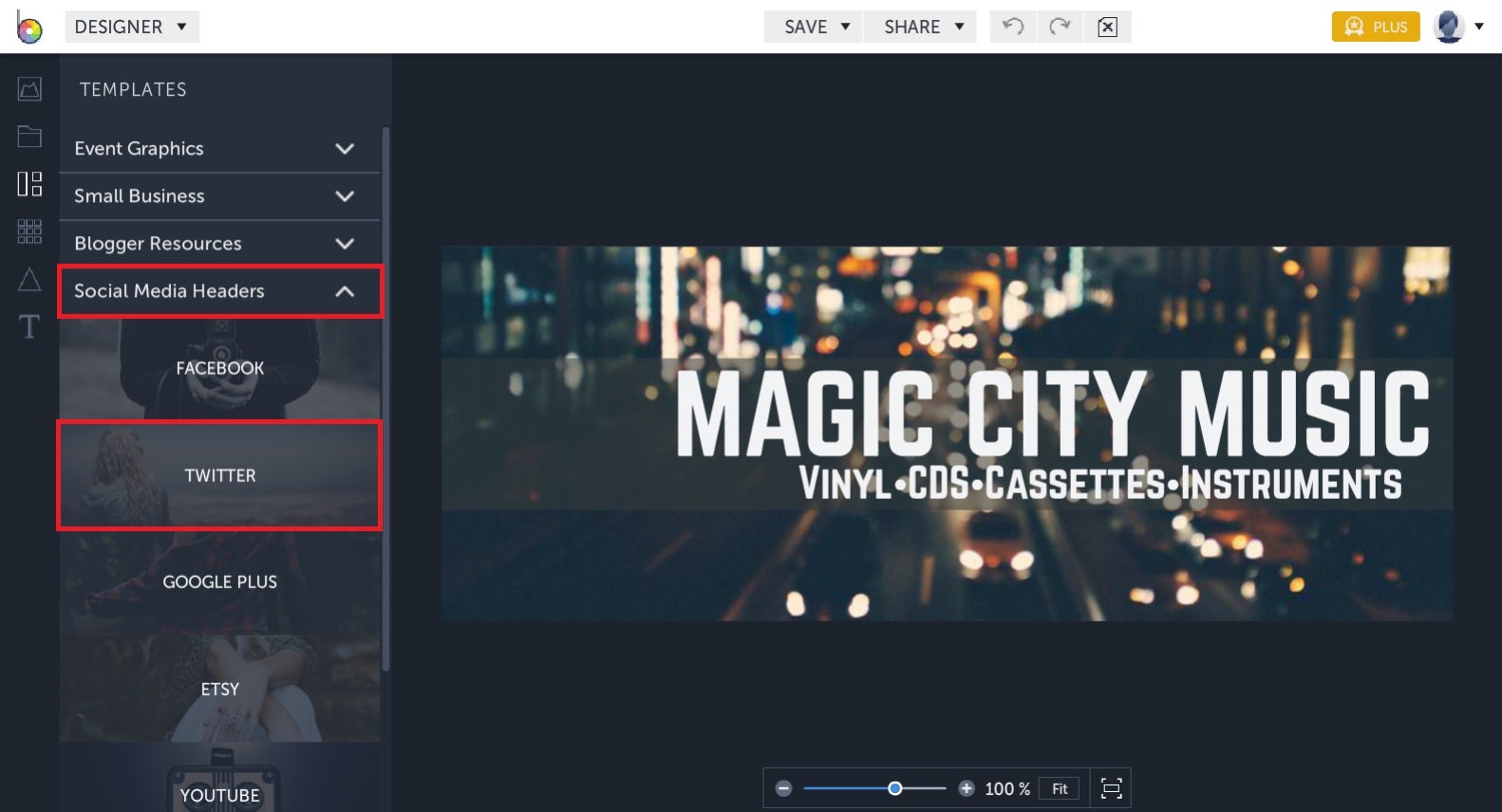How To Create Perfectly Sized Twitter Headers | Learn BeFunky