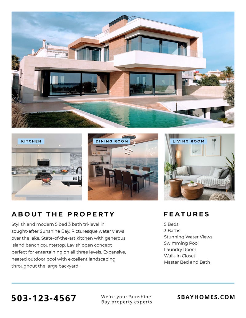 Get More Leads With These Real Estate Flyer Templates | Learn BeFunky