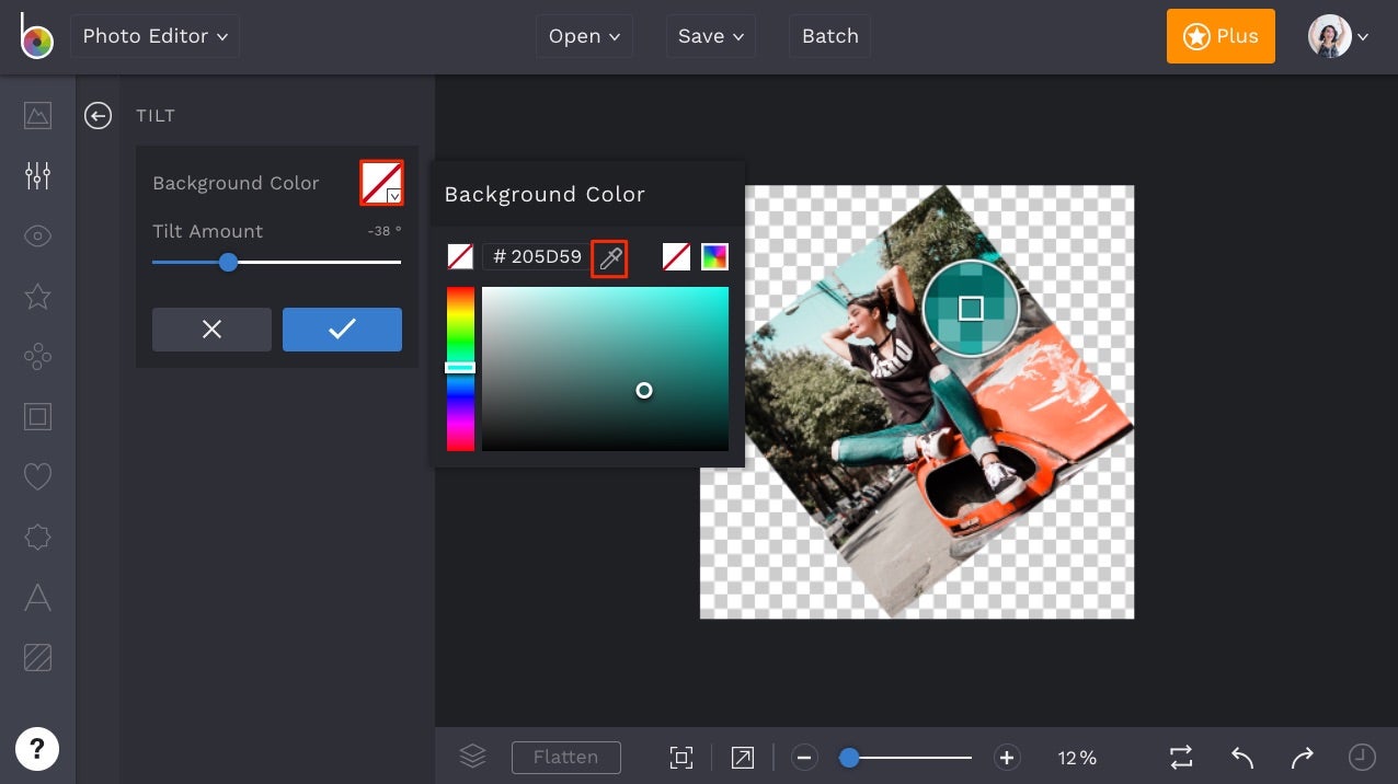 How To Tilt And Rotate Photos For Any Background | Learn BeFunky