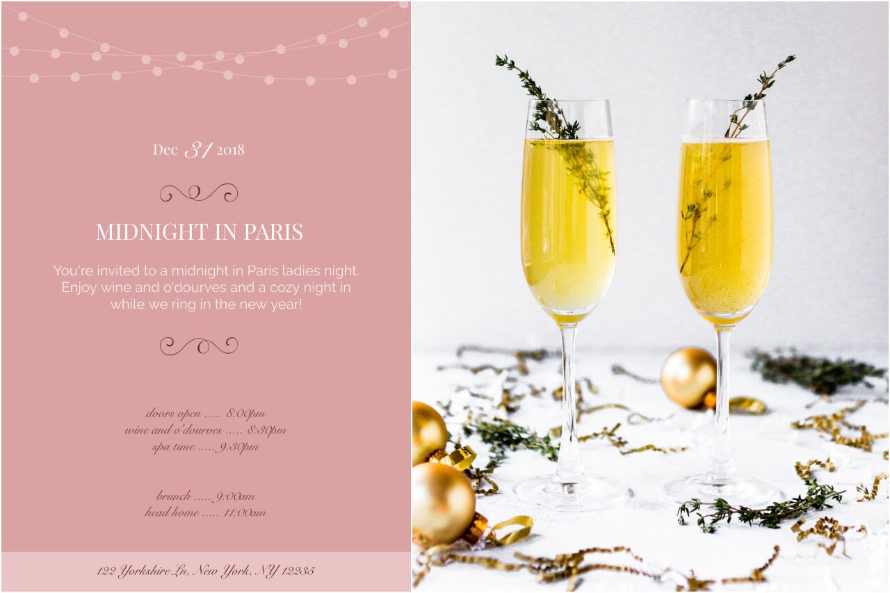 DIY New Years Party Invitations (And Theme Inspiration!) | Learn BeFunky