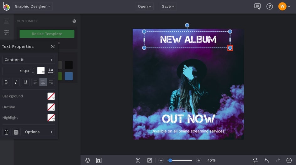 Now You Can Resize Design Templates With Ease | Learn BeFunky