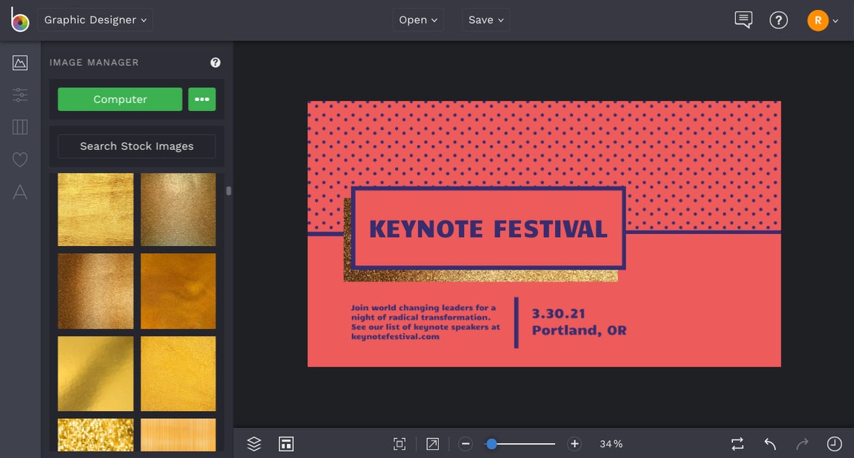 How to Create Metallic Graphic Design Elements | Learn BeFunky