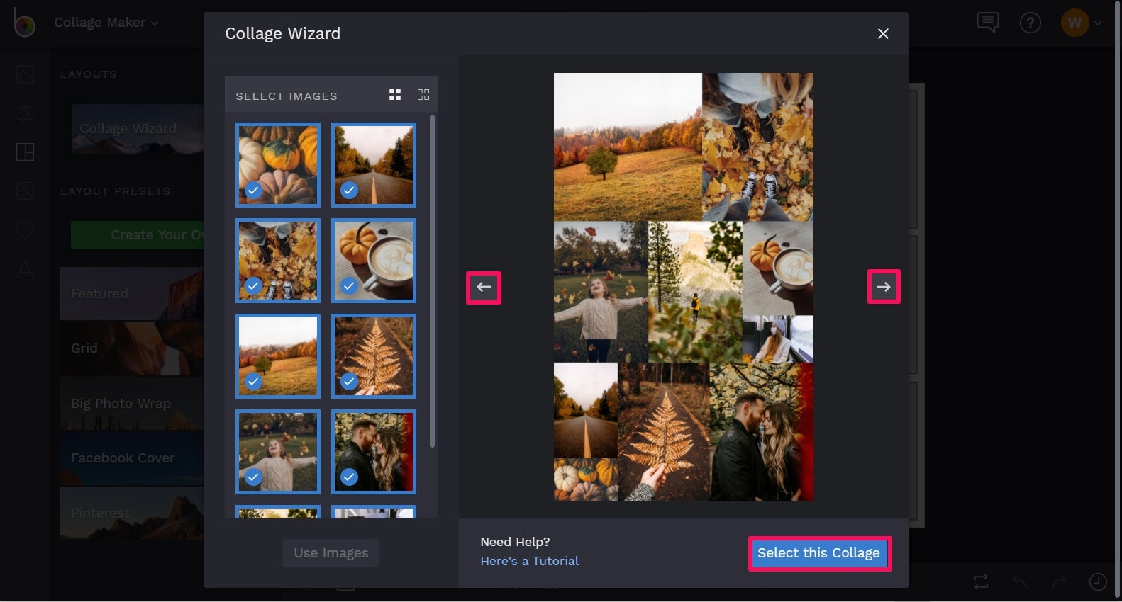 Organize Your Fall Photos Into the Perfect Collage with our Collage ...