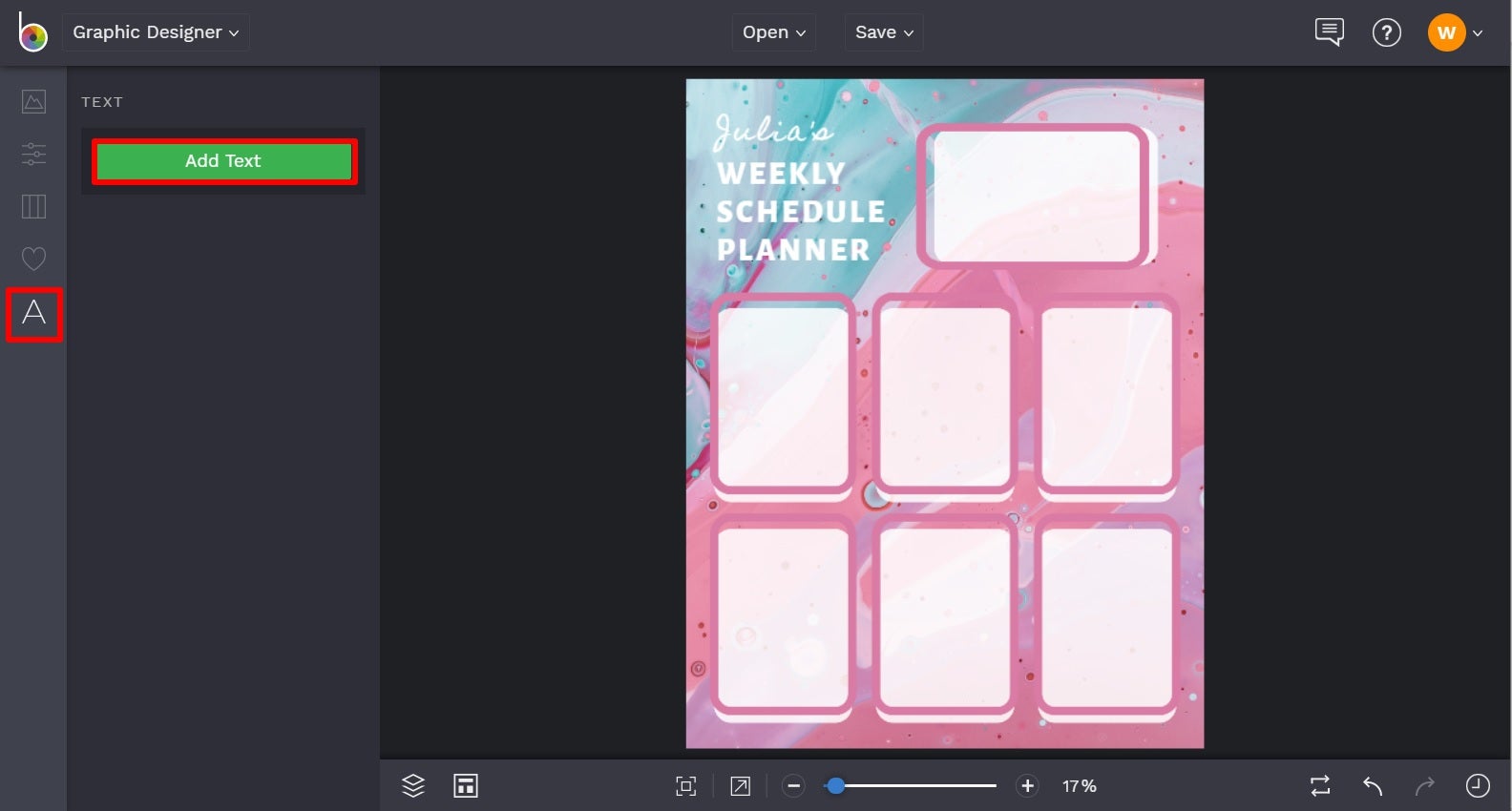How to Create a Custom Weekly Schedule Planner | Learn BeFunky