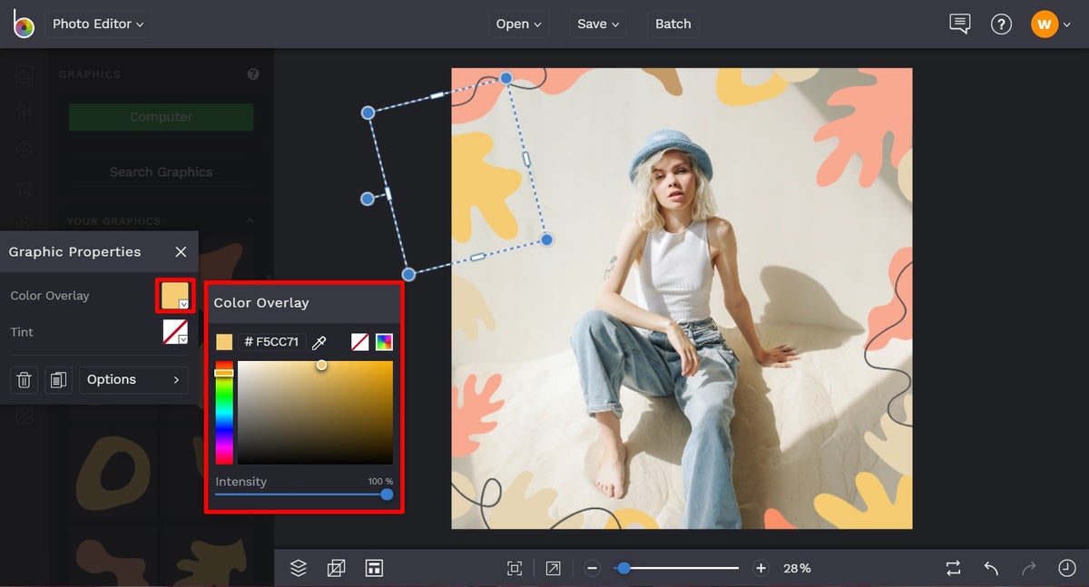 How to Design a Photo Frame with Graphics | Learn BeFunky