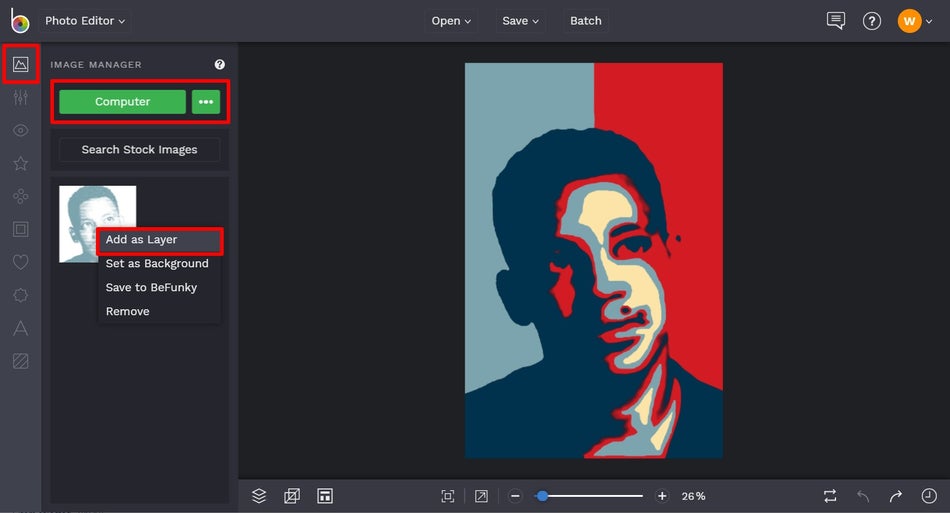 How to Make Your Own Shepard Fairey Hope Poster | Learn BeFunky