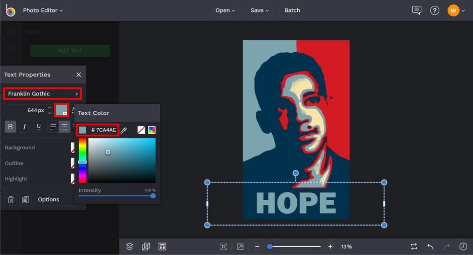 How to Make Your Own Shepard Fairey Hope Poster | Learn BeFunky