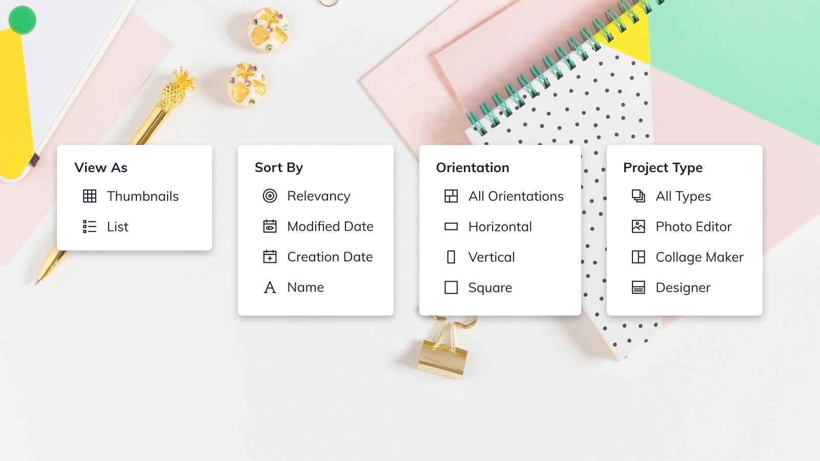 Organizing Your Projects Is Easier Than Ever | Learn BeFunky