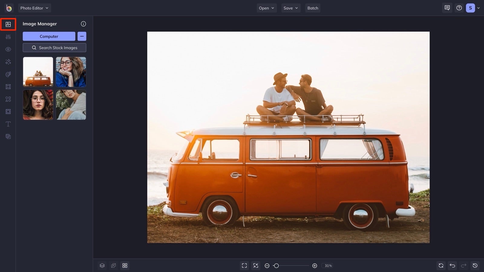 Add a Digital Frame to Your Photo | Learn BeFunky