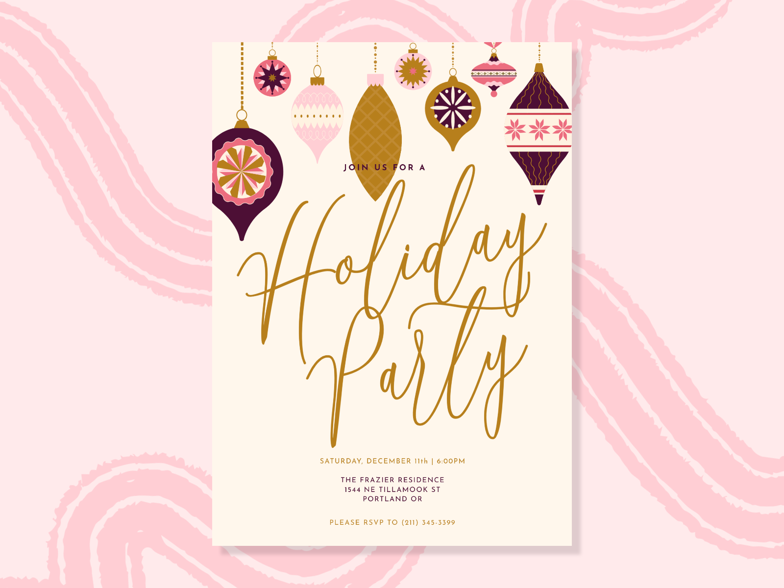 The Perfect Holiday Party Invitations for Any Festive Event | Learn BeFunky