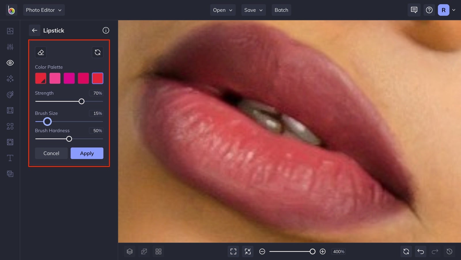 How to Change Your Lip Color With the Lipstick Tool | Learn BeFunky