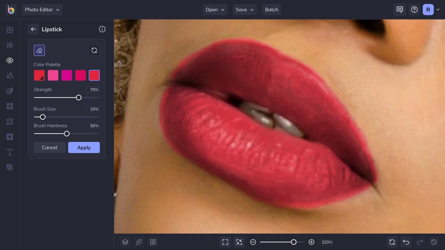 How to Change Your Lip Color With the Lipstick Tool | Learn BeFunky