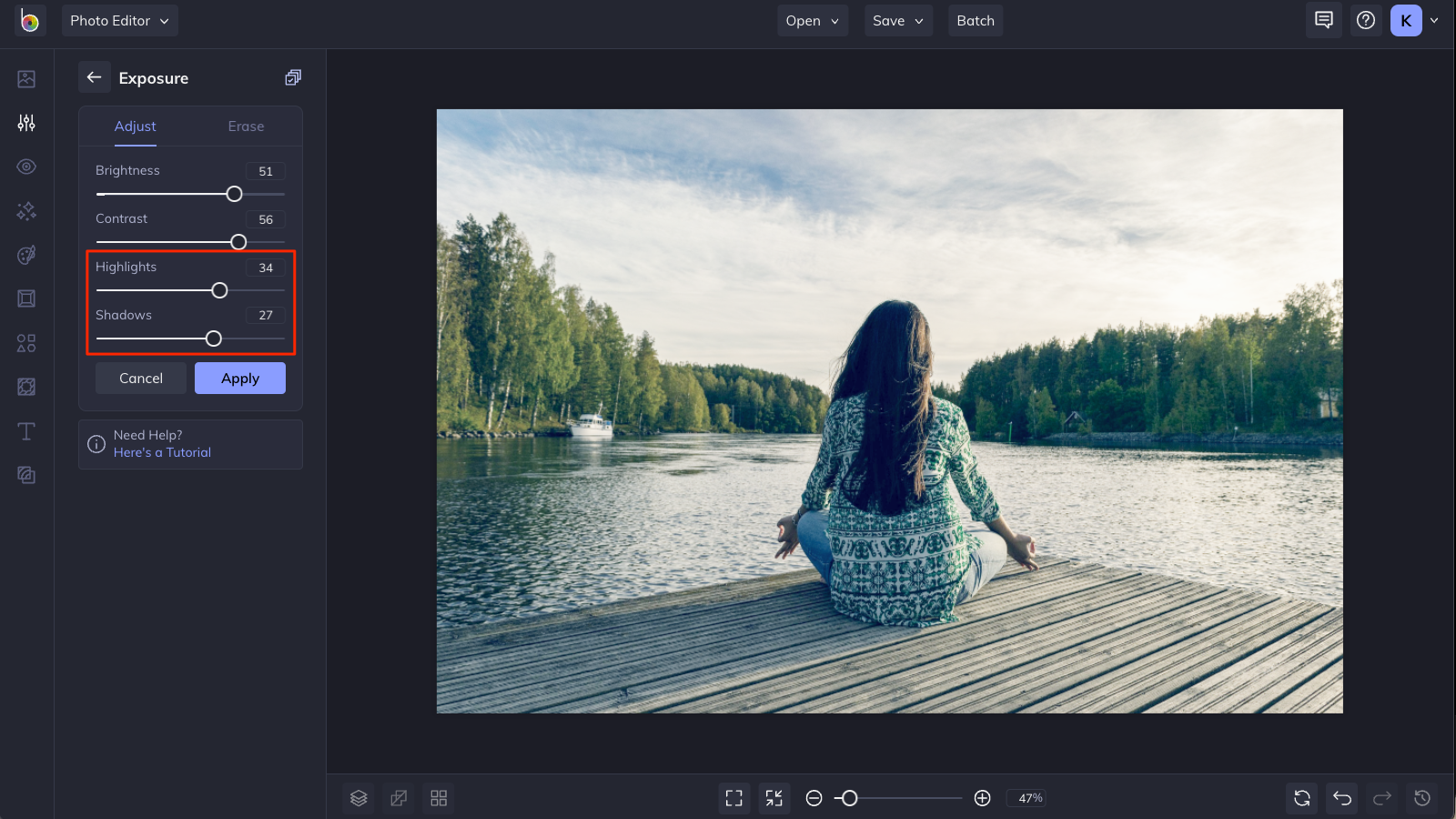 Achieve Perfect Balance With the Exposure Tool | Learn BeFunky