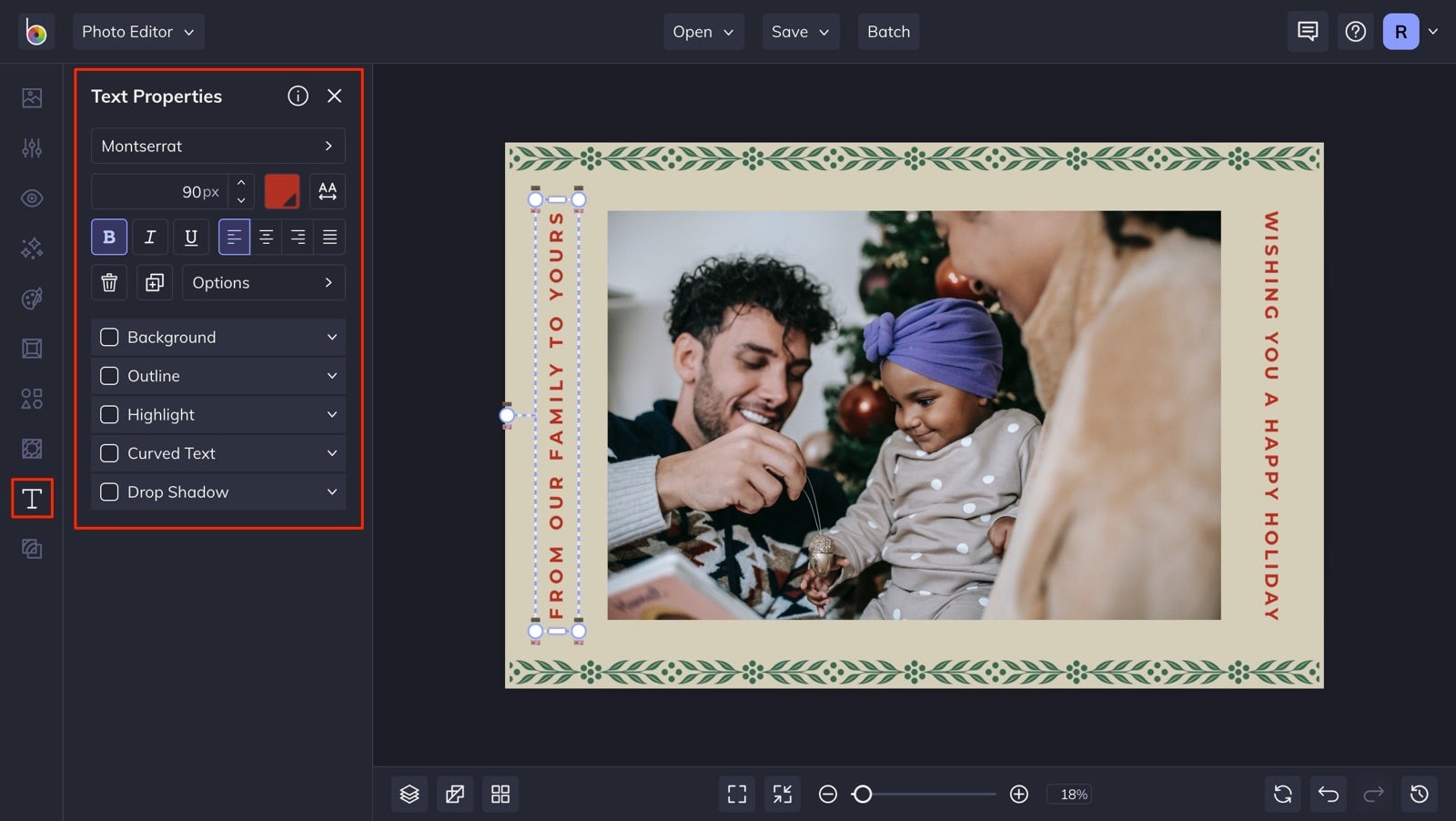 Add a Themed Frame to Your Holiday Photos | Learn BeFunky