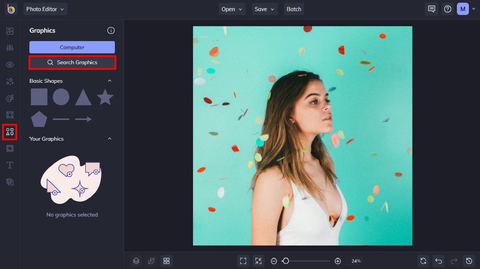 How to Design a Photo Frame With Graphics | Learn BeFunky
