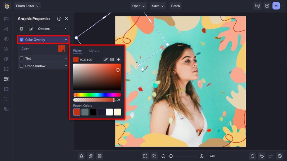 How to Design a Photo Frame with Graphics | Learn BeFunky