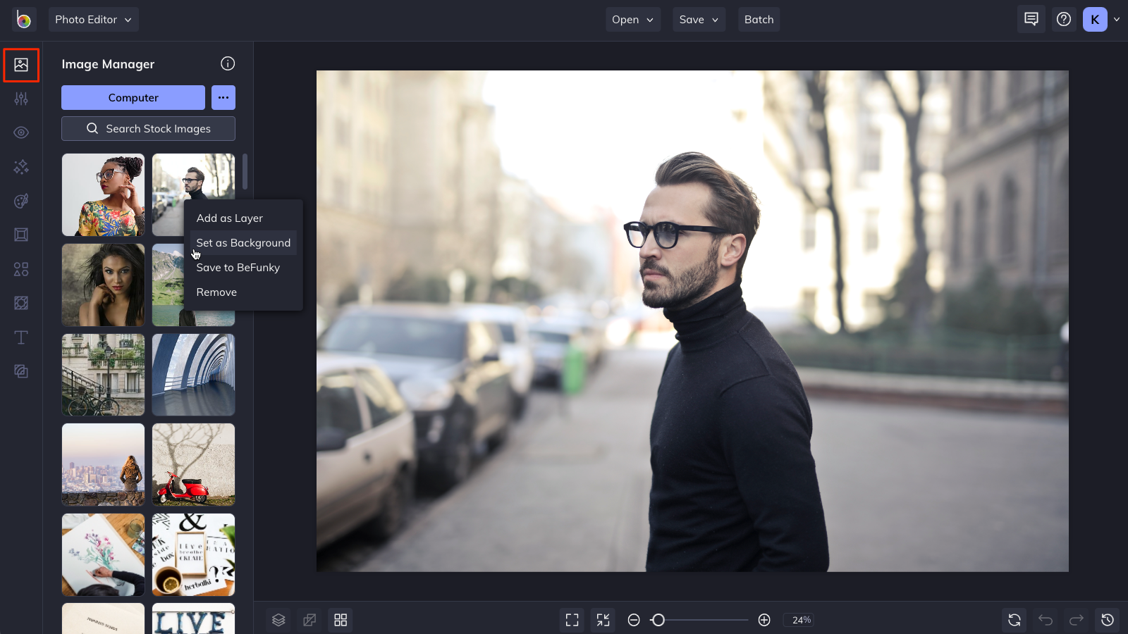 Apply a Black & White Effect to Any Photo | Learn BeFunky