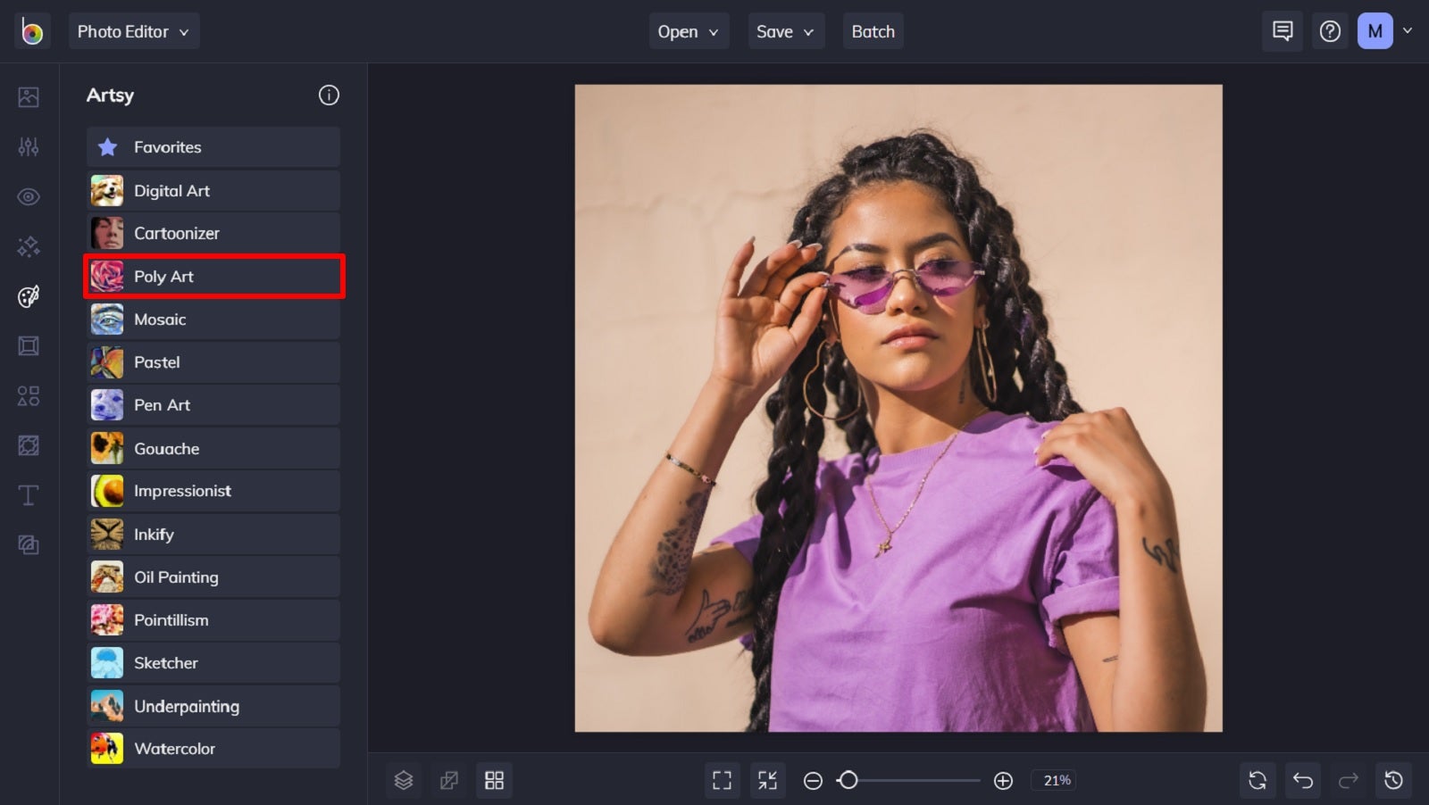 How to Turn a Photo Into Polygon Art | Learn BeFunky