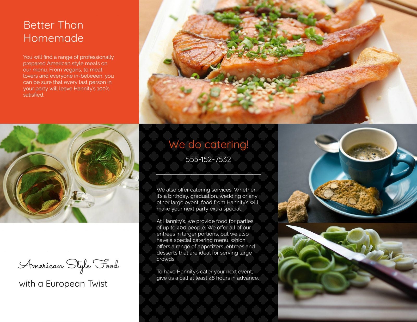 Use a Brochure Template to Make a Restaurant Menu | Learn BeFunky
