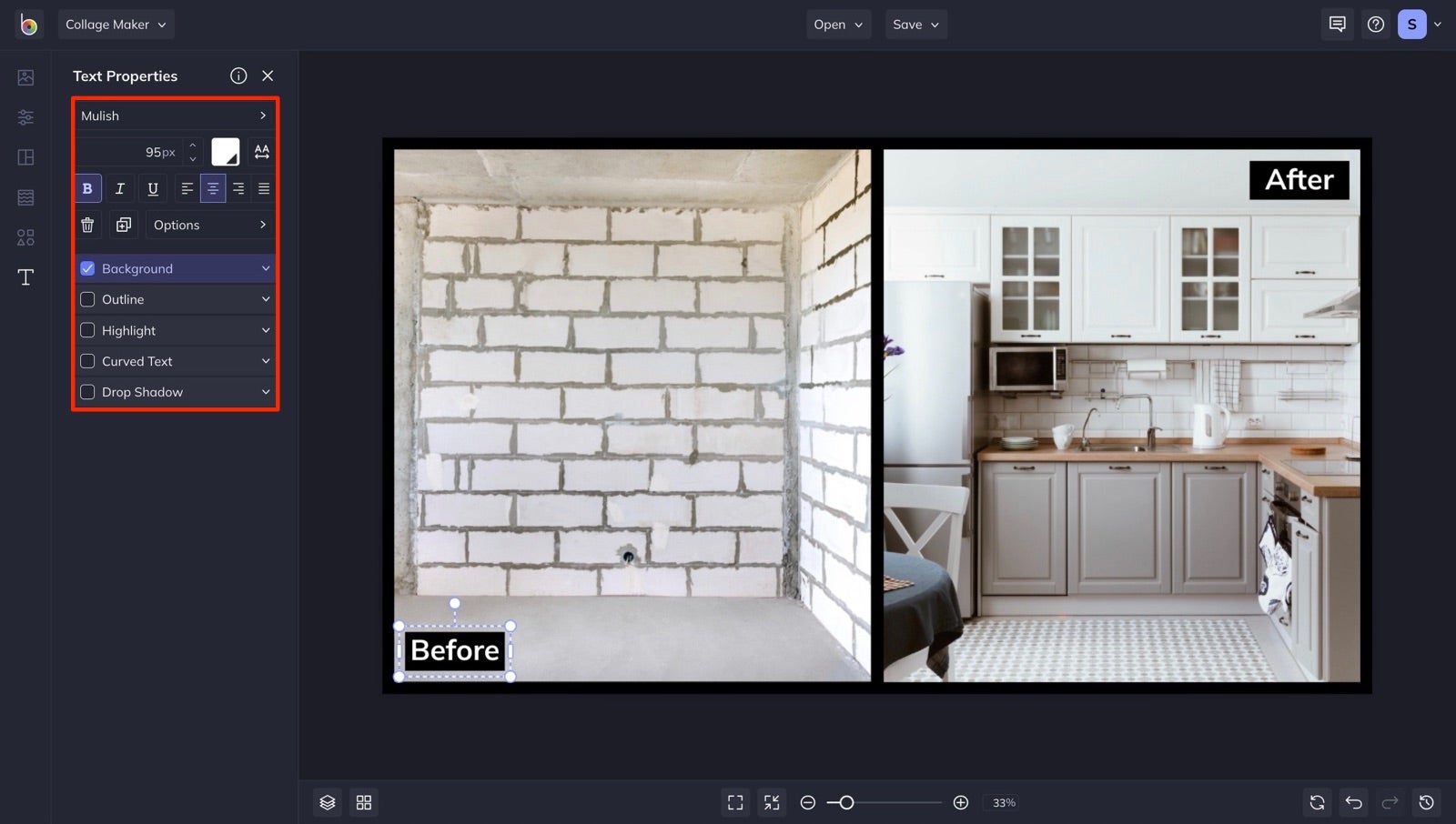 Before And After Text