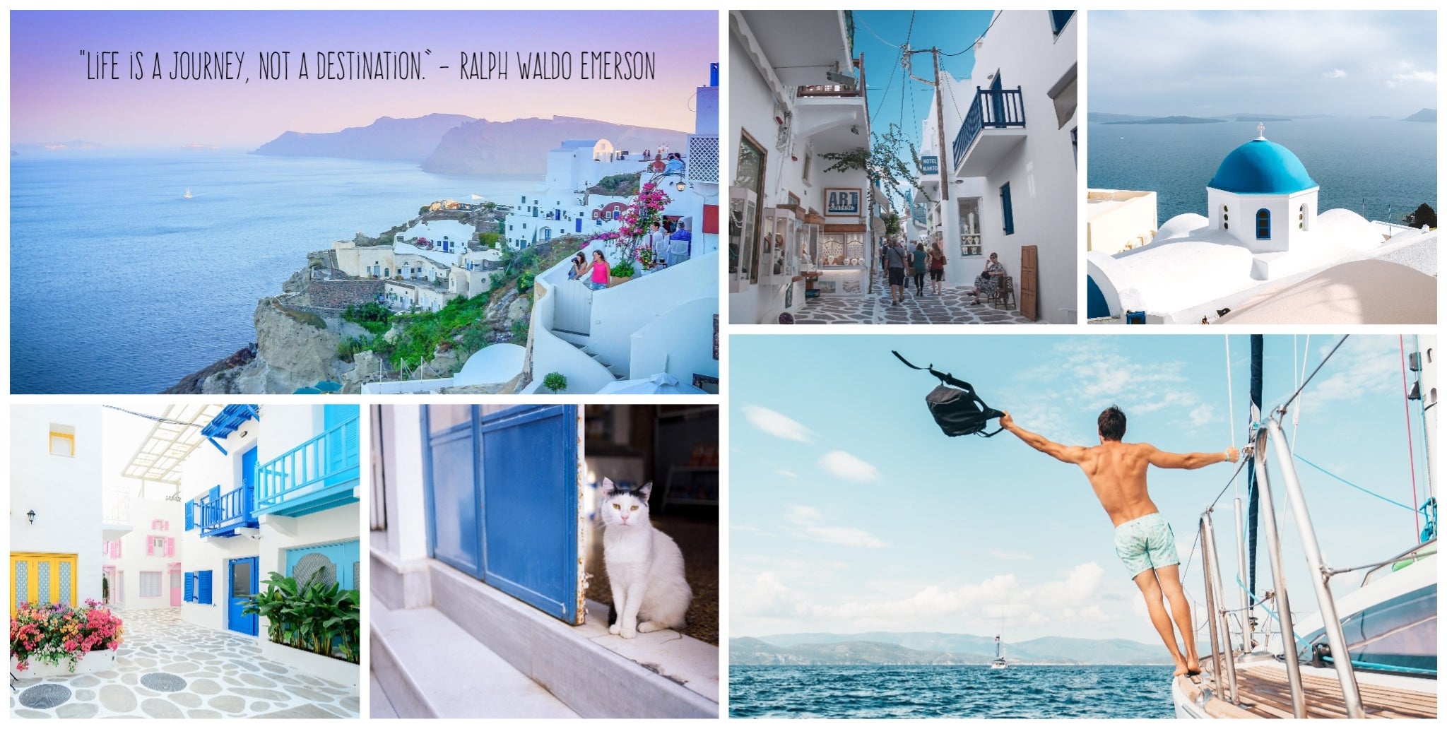 Travel Destination Collage