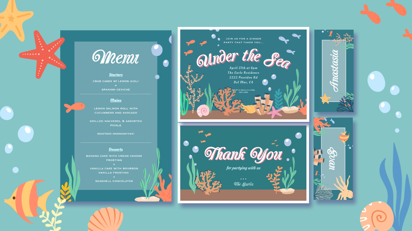 How to Design Your Own Dinner Party Printables | Learn BeFunky