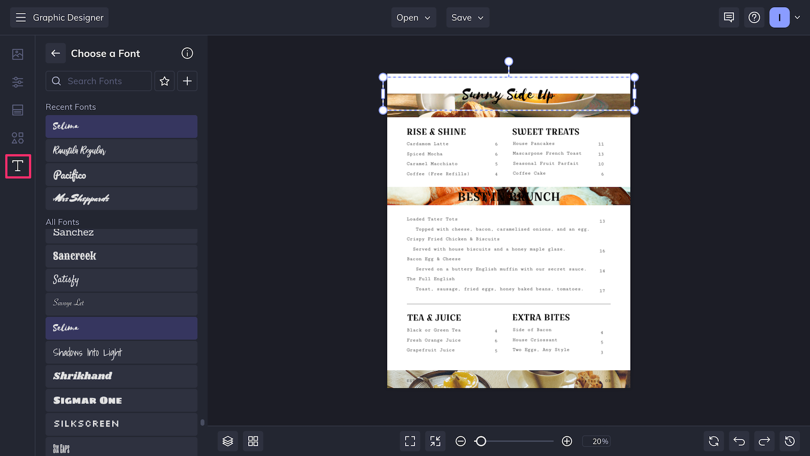 How to Design a Beautiful Menu for Free | Learn BeFunky