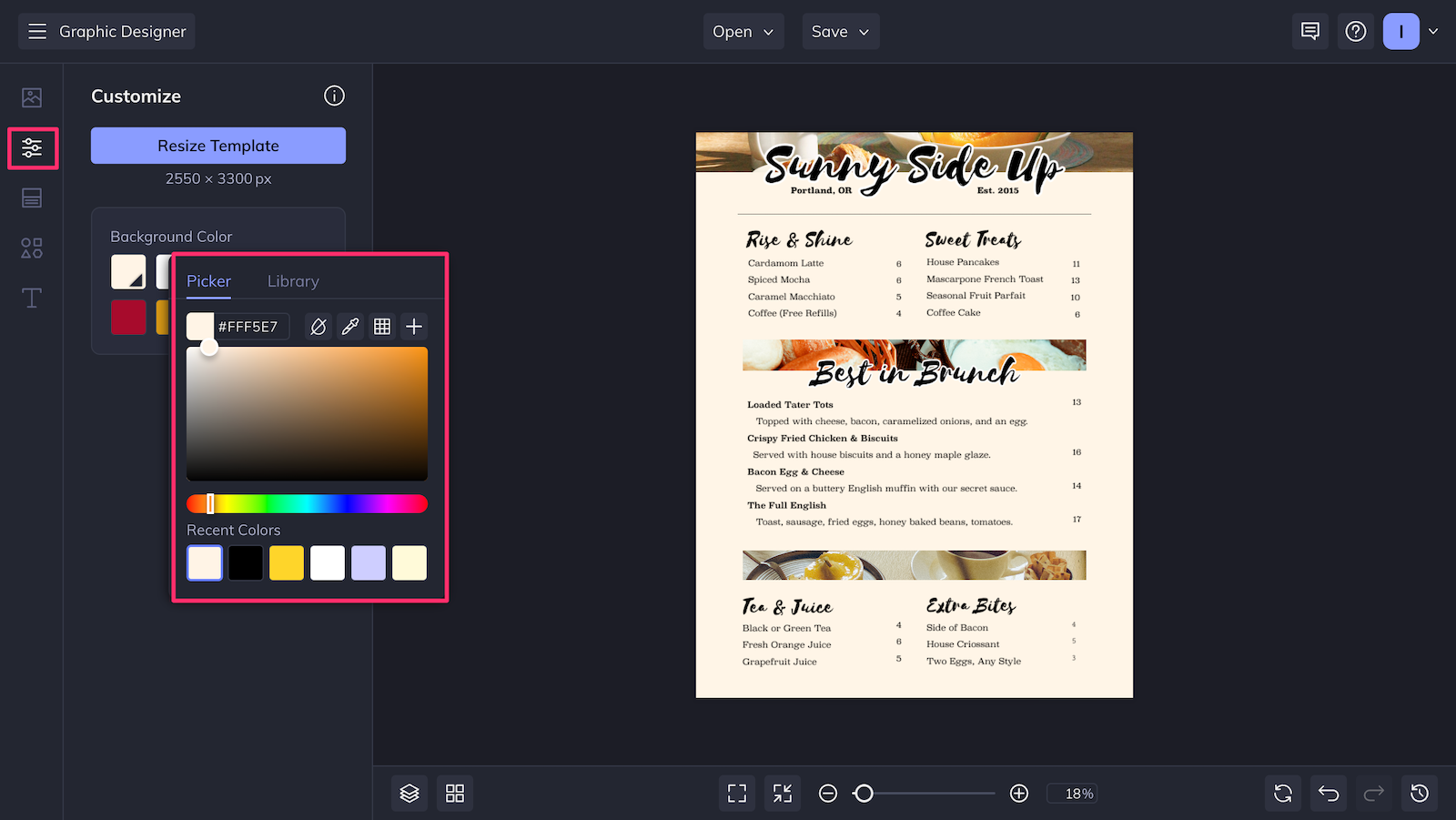 How to Design a Beautiful Menu for Free | Learn BeFunky