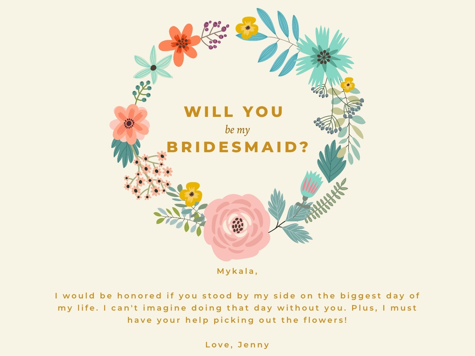 The Prettiest DIY “Will You Be My Bridesmaid” Cards | Learn BeFunky