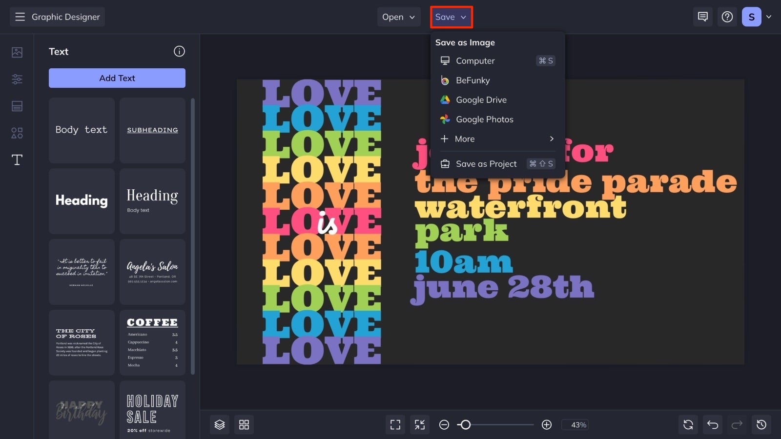 Customizable Templates for Pride Month | Learn BeFunky